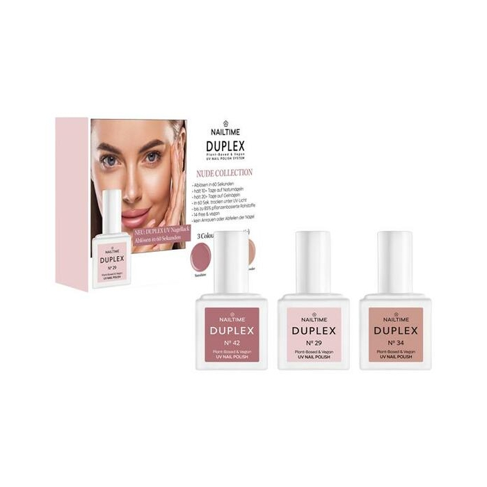 Duplex Nude Collection Set Nail Polish 42 Nail Polish 29 Nail Polish 34
